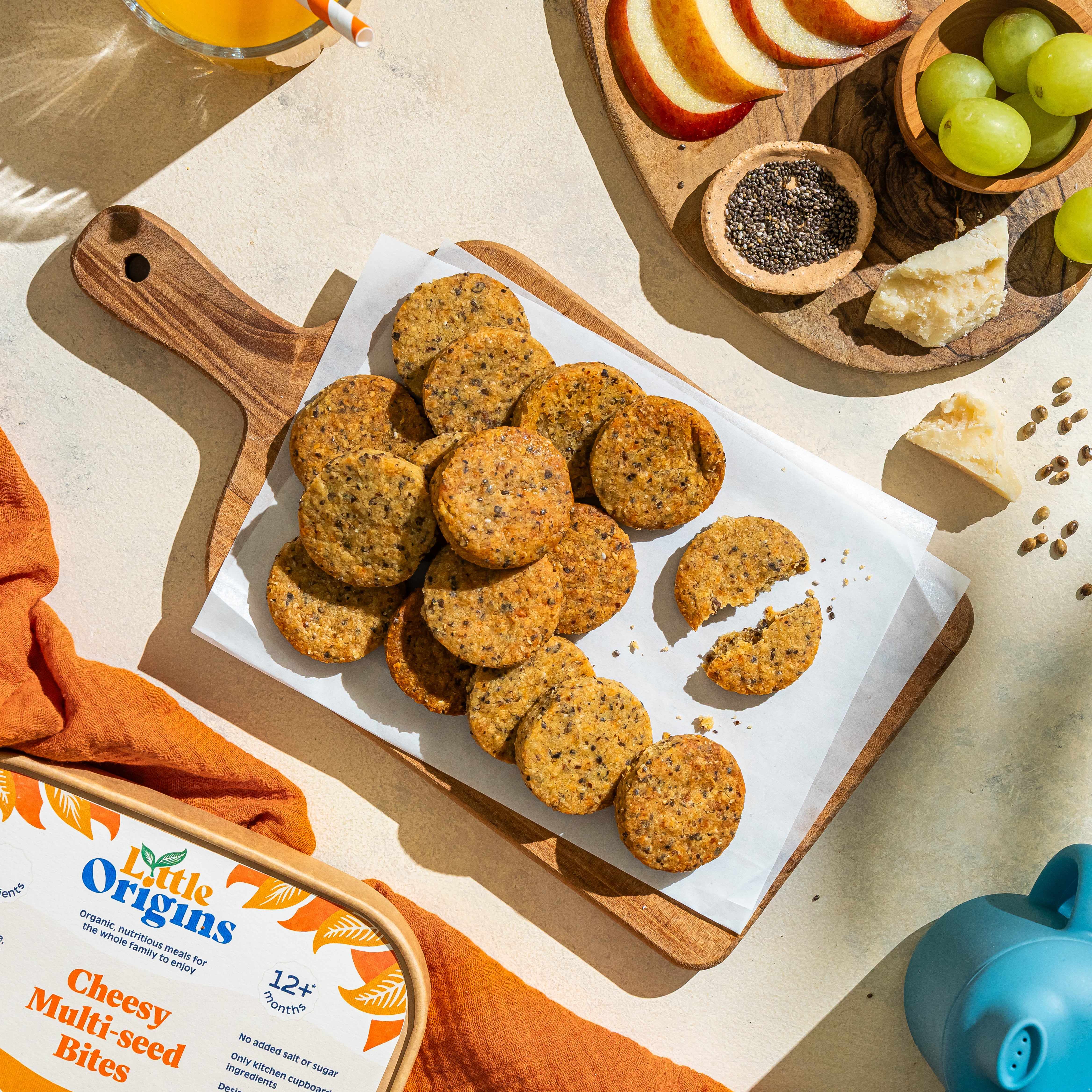 Cheese Multi-Seed Biscuits – Little Origins